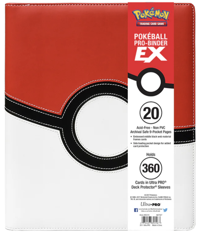 Ultra Pro Portfolio Albüm Pro Binder Pokeball Ex 9 Cepli 360 Kart ...