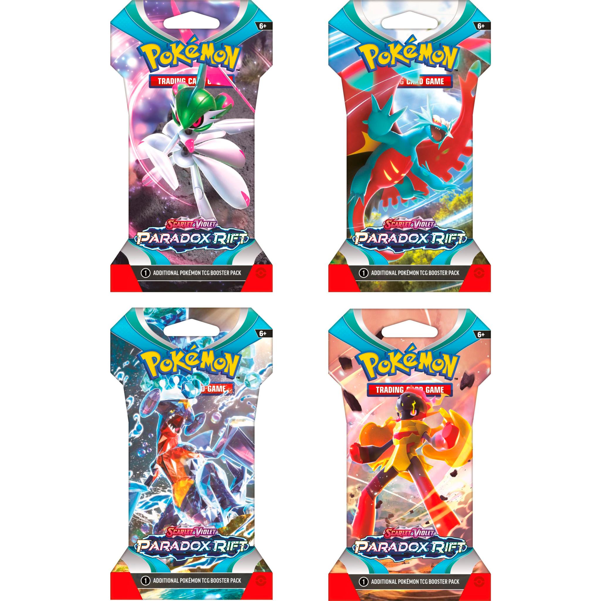 Pokemon Tcg Scarlet & Violet Paradox Rift Sleeved Tek Booster Paket ...
